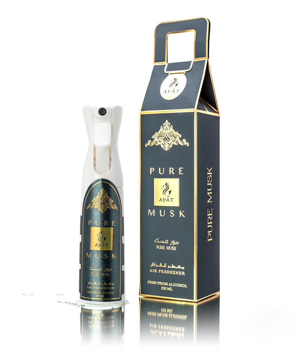 Pure Musk Air Freshener – Ayat Perfumes – 320ml - Ayat Perfumes